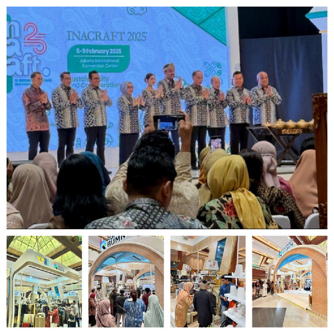 Rumah BUMN Dukung UMKM Indonesia Ajak Pengunjung Dukung Produk Lokal di Pameran INACRAFT 2025