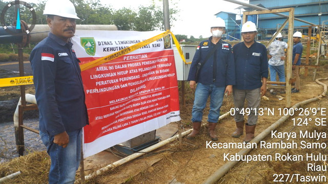 Dinas Lingkungan Hidup dan Kehutanan Riau Disorot, Sudah Pasang Plank ...